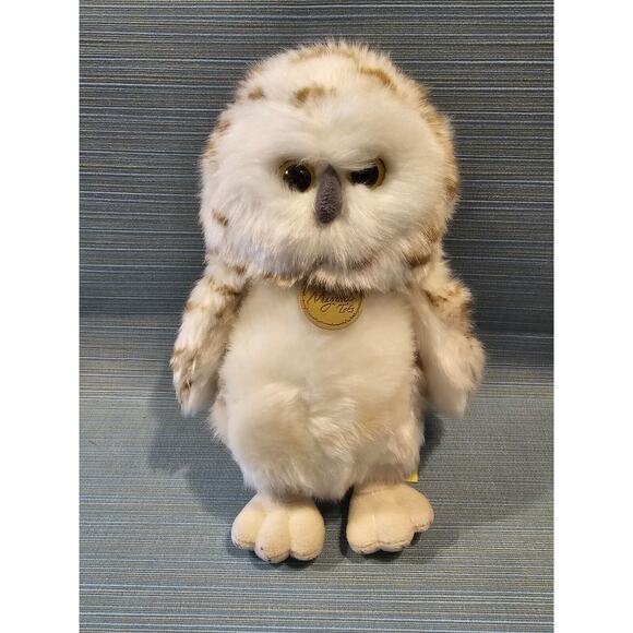 Aurora | Toys | Nwot Miyoni Tots By Aurora White Brown Owl 9 Plush ...